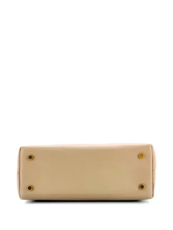 Celine Nino Top Handle Medium Satchel - Neutrals