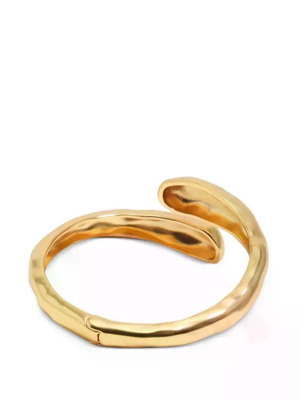 Bimba Y Lola Textured Bracelet In Aged Metal - Gold