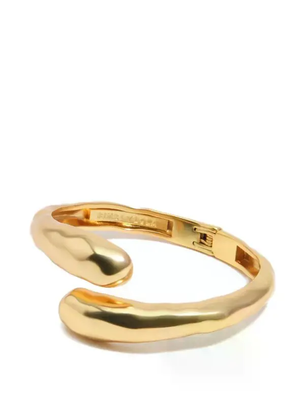 Bimba Y Lola Textured Bracelet In Aged Metal - Gold