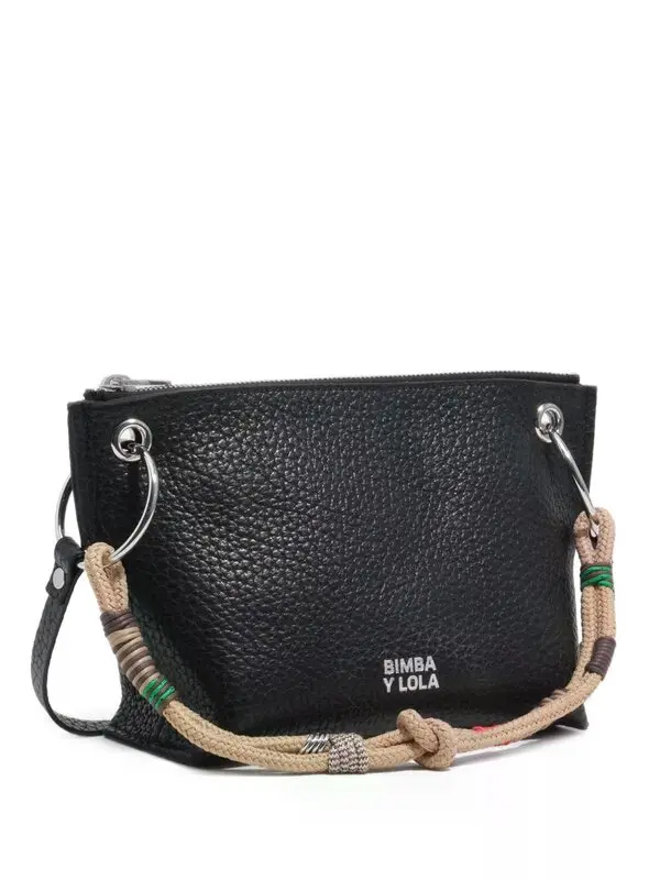 Bimba Y Lola Mini Bag With Rope Handle - Black