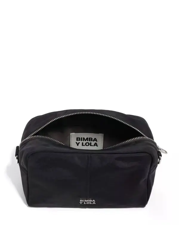 Bimba Y Lola Zip Charm Crossbody Bag - Black