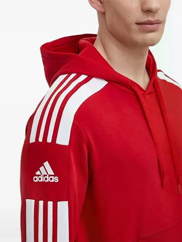 Adidas Hooded Sweatshirt - Red