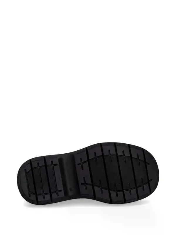 MSGM Buckle Leopard-print Platform Ankle Boots