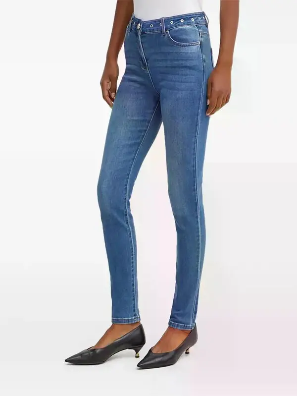MORGAN Eyelet-embellished Jeans