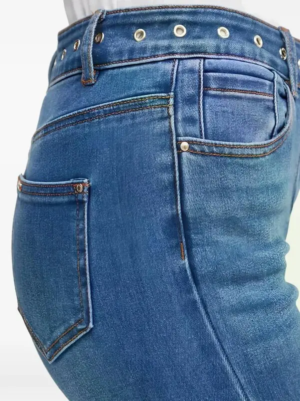 MORGAN Eyelet-embellished Jeans