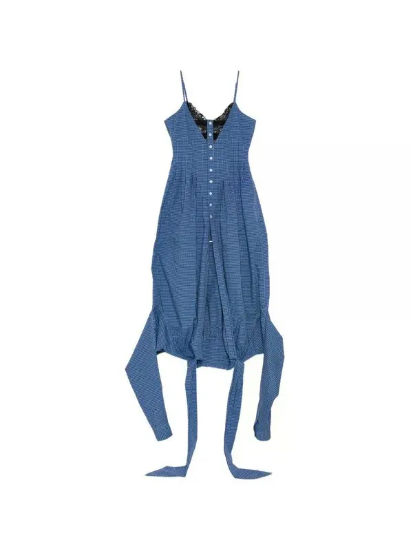 BONBOM Checked Shirt - Blue