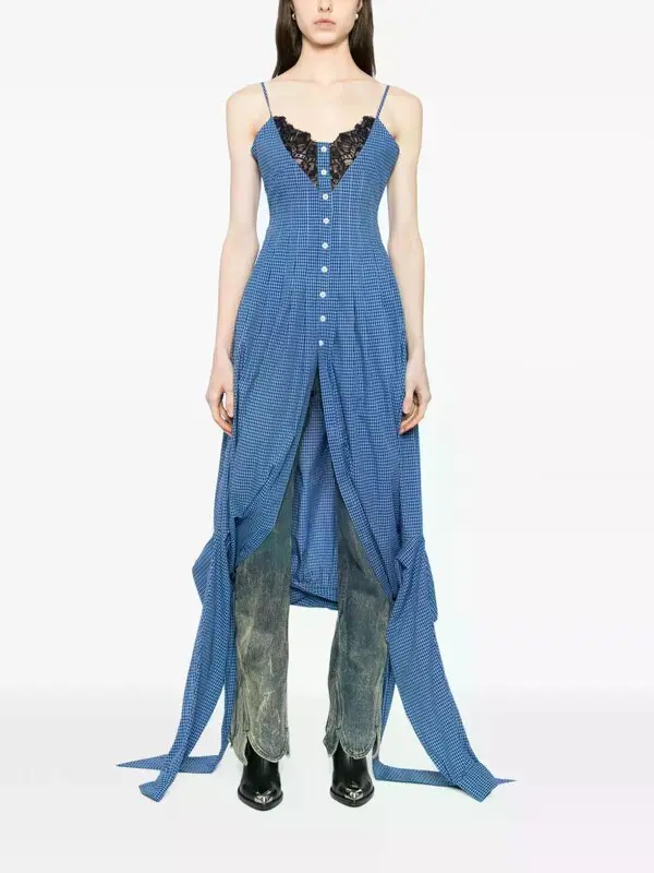 BONBOM Checked Shirt - Blue