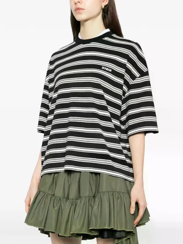BONBOM Striped T-shirt