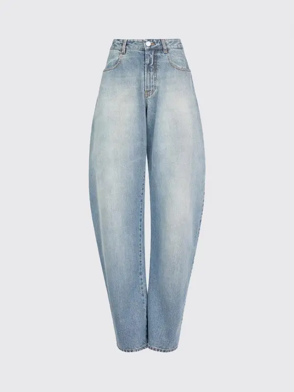 Alaïa High-rise Baggy Jeans - Blue