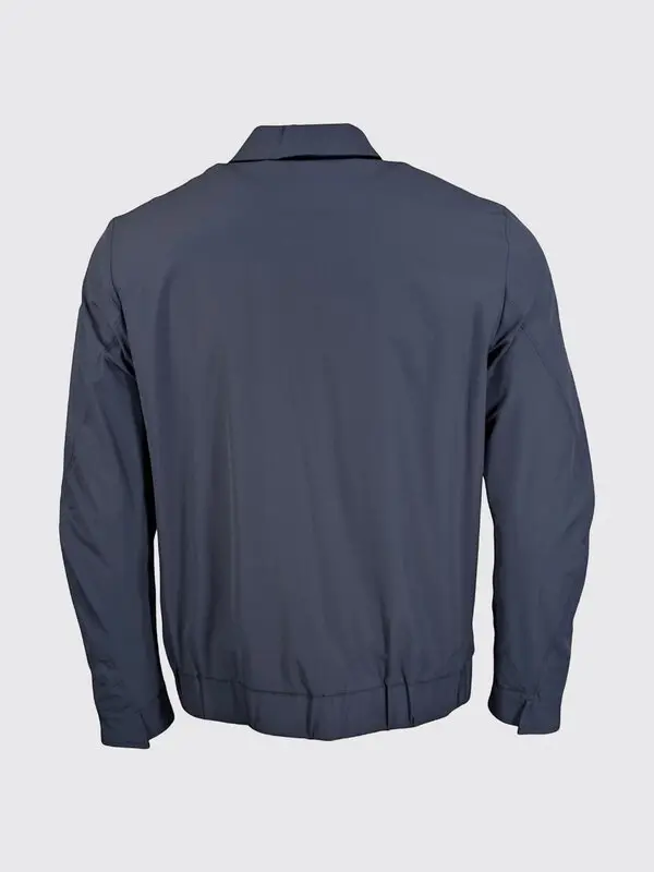 Peuterey Nylon Shirt Jacket With Classic Collar And Zip Closure - Blue