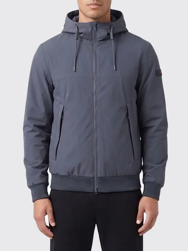 Peuterey Hooded Nylon Zip-up Jacket - Blue