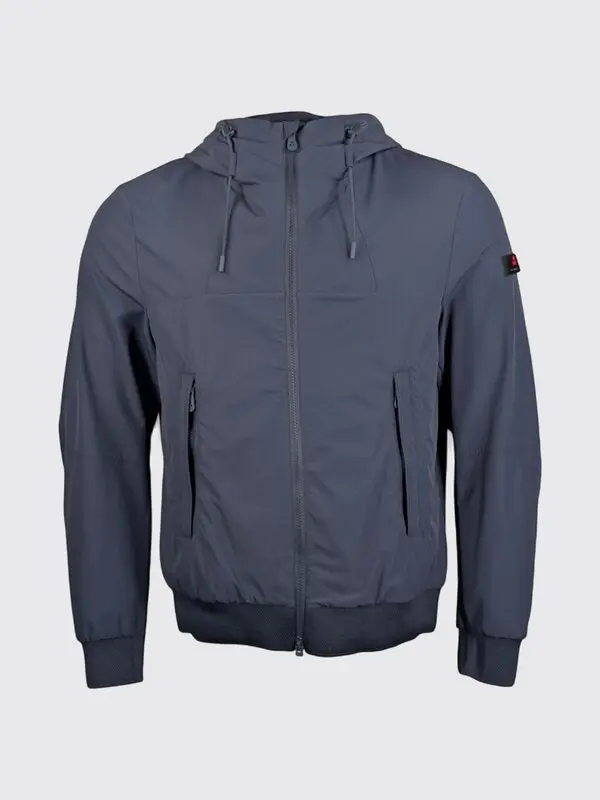 Peuterey Hooded Nylon Zip-up Jacket - Blue