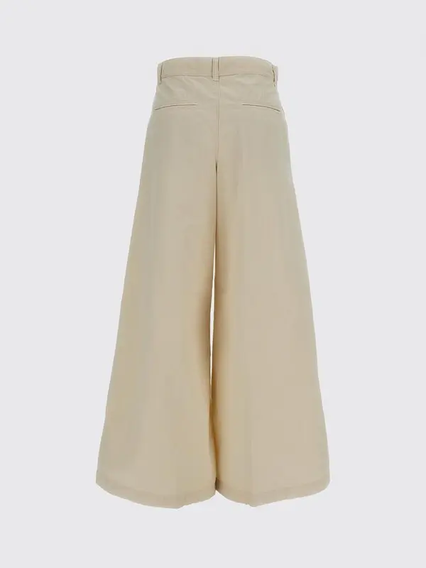 Polo Ralph Lauren Cotton Wide Leg Trousers - Beige