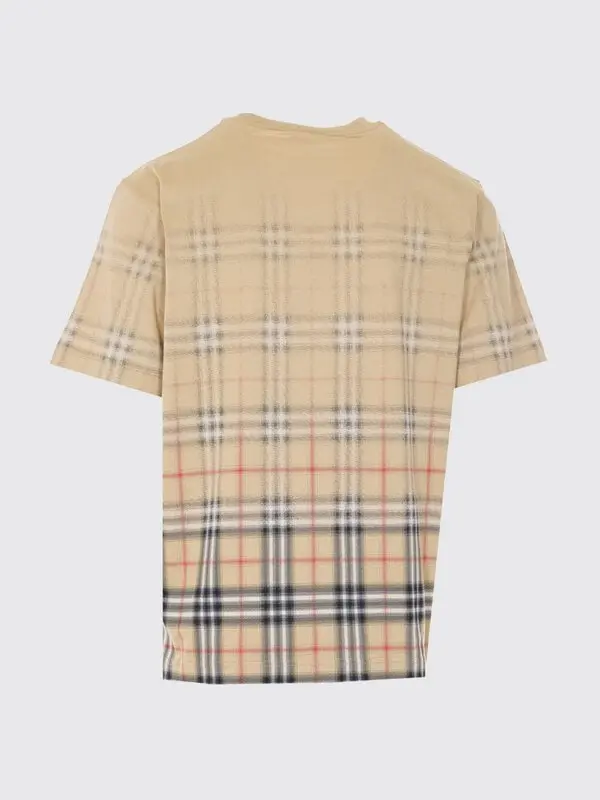 Burberry Gradient Check Cotton T-shirt