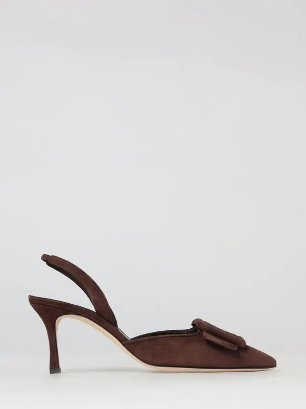 Manolo Blahnik Slingback Pumps - Dark