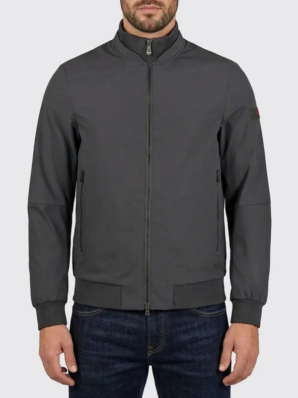 Peuterey Polyester Bomber Jacket - Black