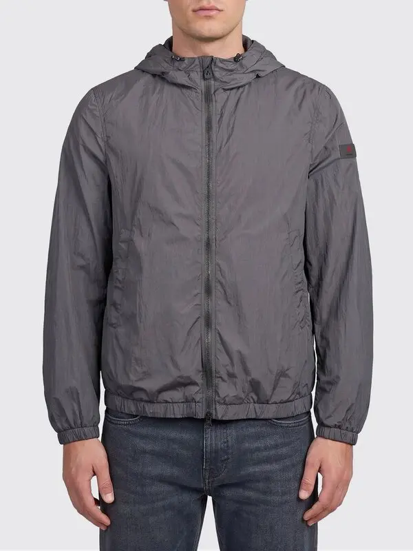 Peuterey Hooded Nylon Windbreaker - Black