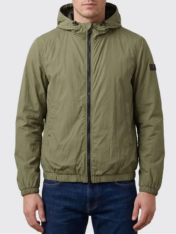 Peuterey Hooded Nylon Windbreaker - Green