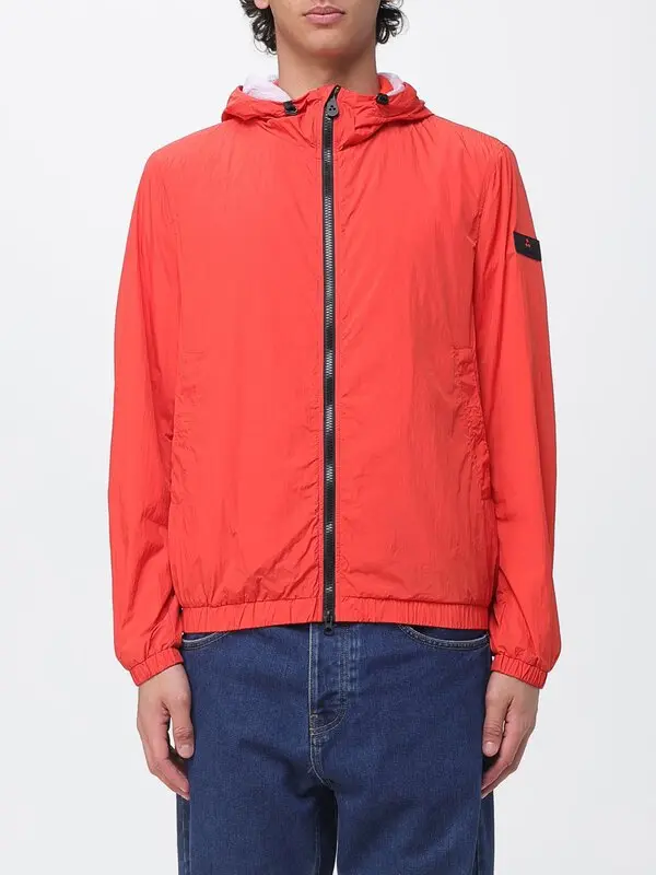 Peuterey Hooded Nylon Windbreaker - Red