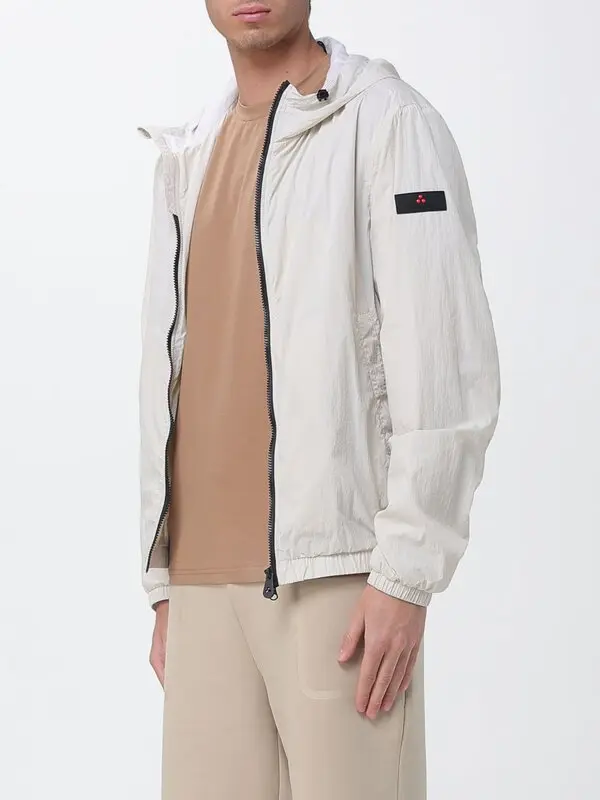 Peuterey Hooded Nylon Windbreaker - White