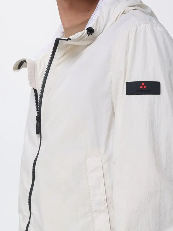 Peuterey Hooded Nylon Windbreaker - White