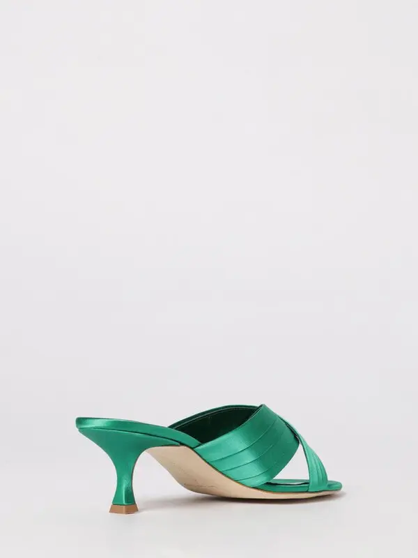 Manolo Blahnik Heeled Sandal - Green
