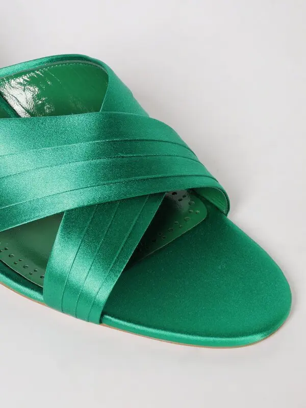 Manolo Blahnik Heeled Sandal - Green
