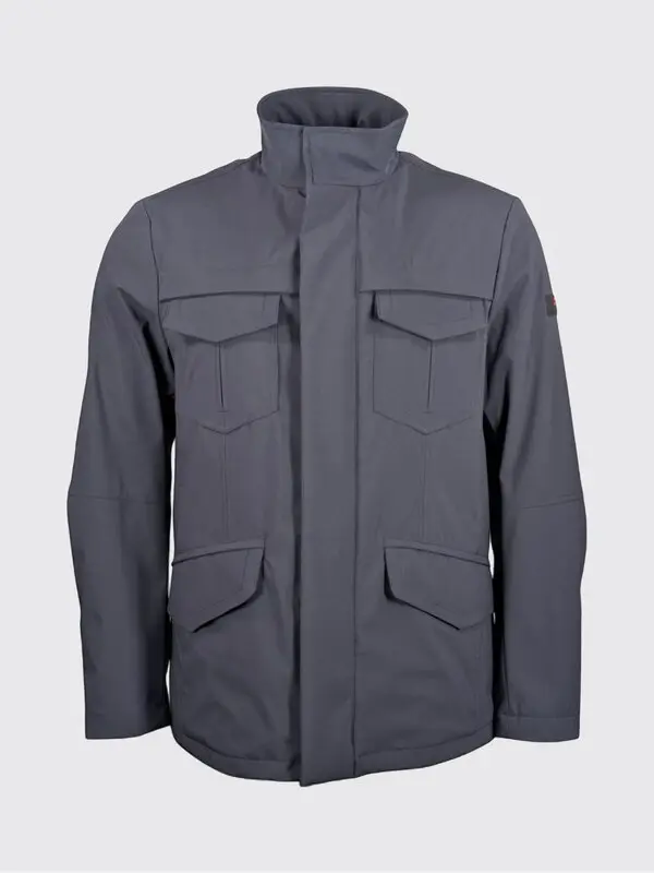 Peuterey Short Parka In Stretch Polyester