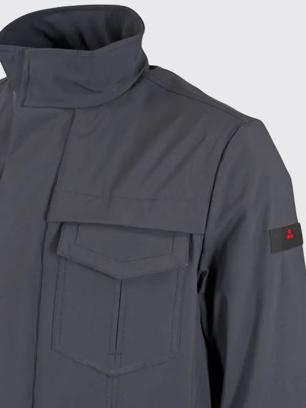 Peuterey Short Parka In Stretch Polyester