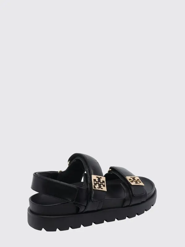 Tory Burch Leather Mellow Sport Sandal - Black