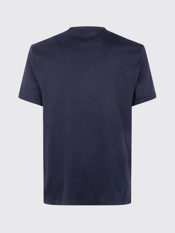 Fred Perry Cotton T-shirt With Embroidered Logo - Black