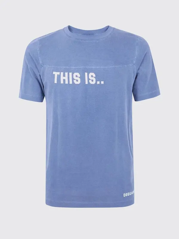 Dsquared2 Cotton T-shirt With Slogan Print