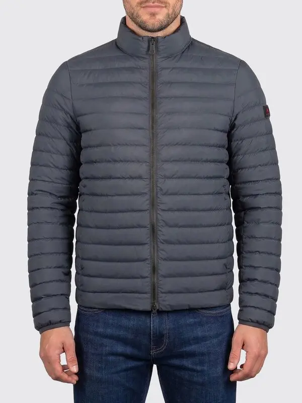 Peuterey Quilted And Padded Down Jacket - Blue