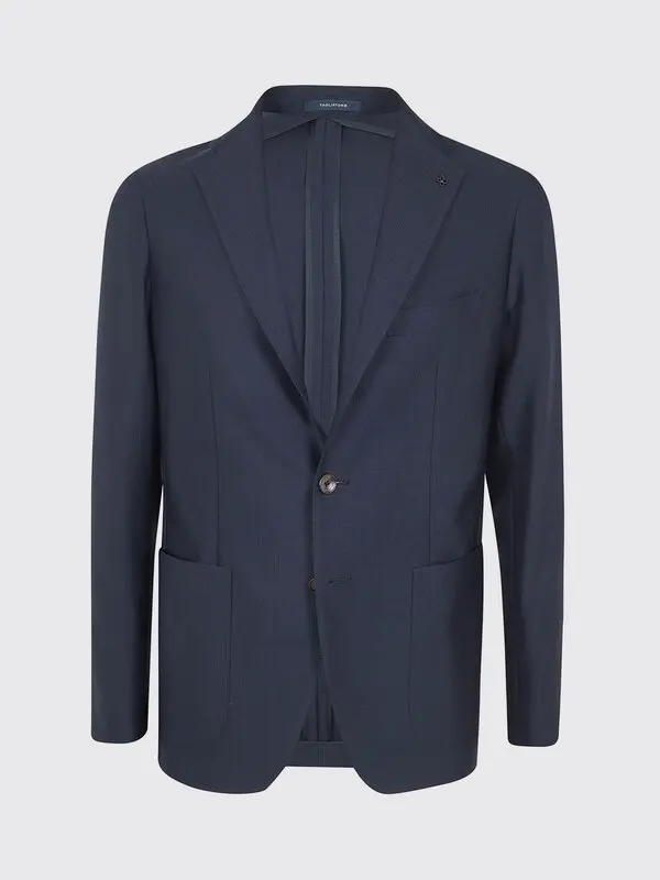 Tagliatore Single-breasted Blazer In Virgin Wool