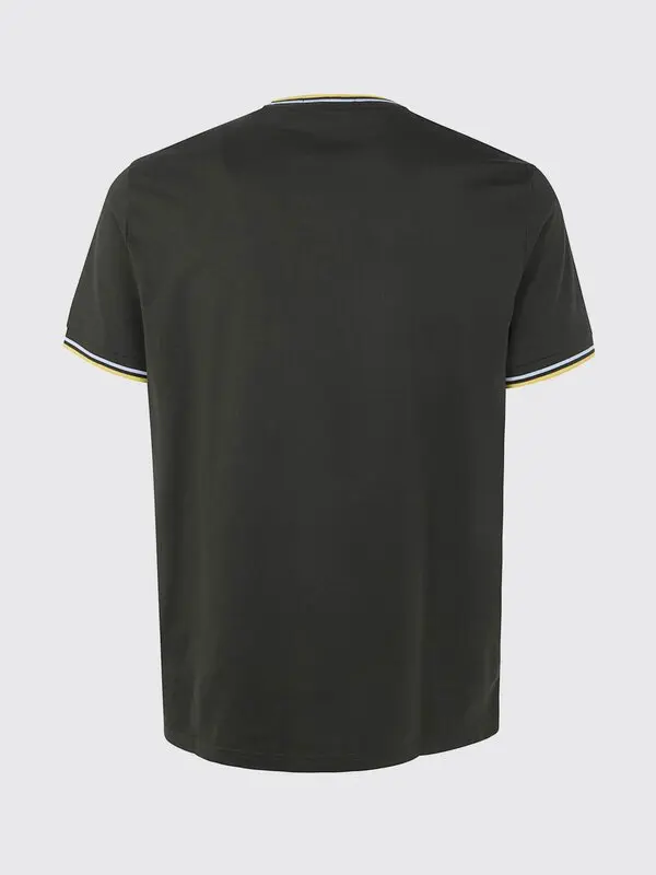Fred Perry Cotton T-shirt With Logo - Green