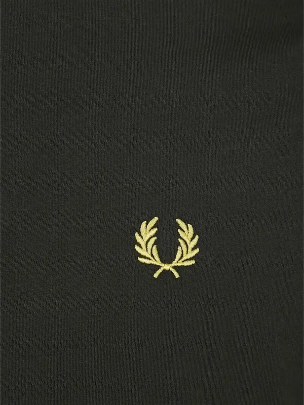 Fred Perry Cotton T-shirt With Logo - Green