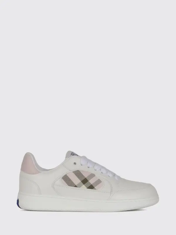 Burberry Lace Up Sneakers - White