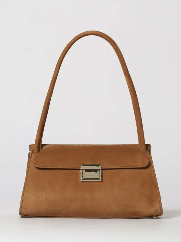 AMI Paris Mimi Suede Bag - Brown