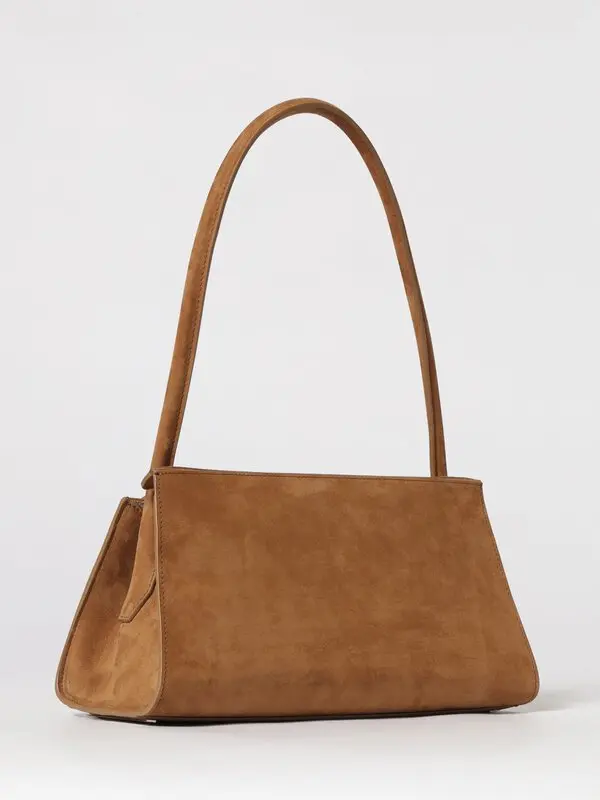 AMI Paris Mimi Suede Bag - Brown