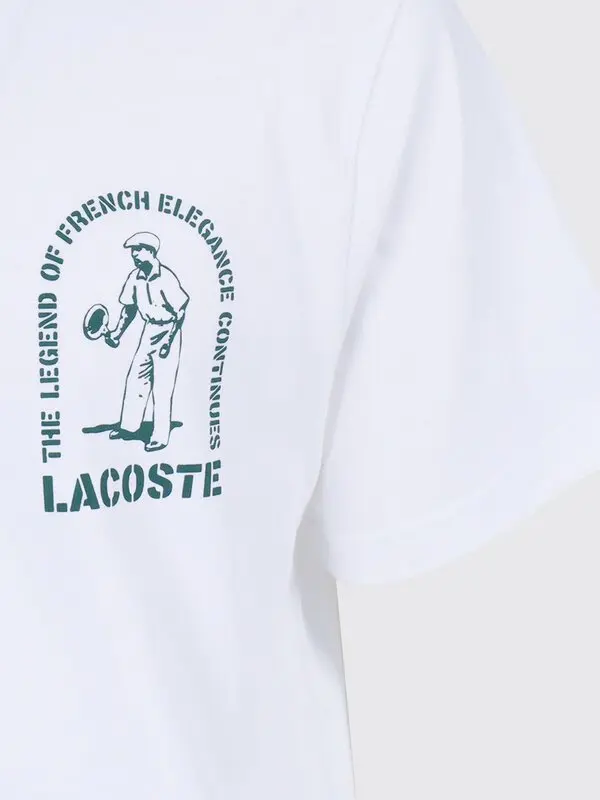 Lacoste Cotton T-shirt With Logo