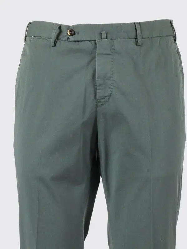 PT TORINO Stretch Cotton Chino Trousers - Green