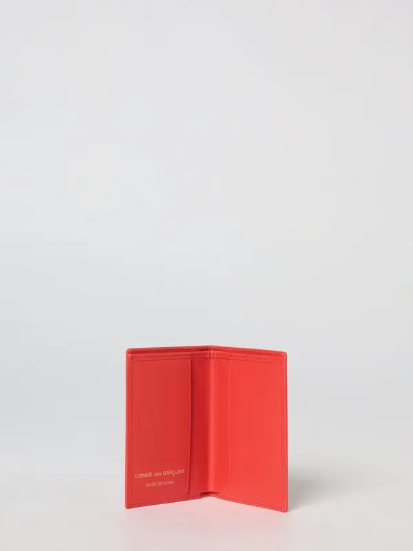 Comme Des Garçons Leather Wallet - Orange