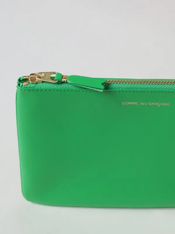 Comme Des Garçons Leather Pouch - Green