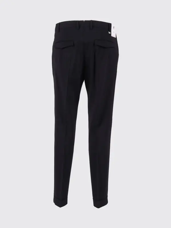 PT TORINO Stretch Virgin Wool Tailored Trousers - Blue
