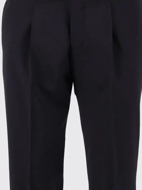 PT TORINO Stretch Virgin Wool Tailored Trousers - Blue