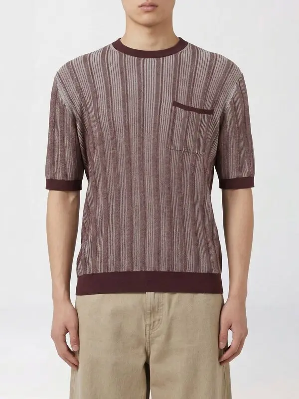 BALLANTYNE Striped Cotton Sweater