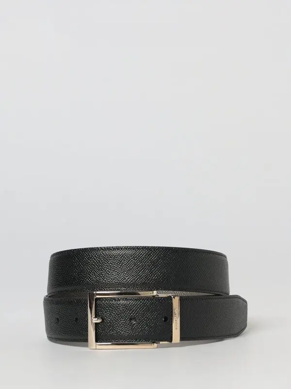 FERRAGAMO Leather Belt - Black