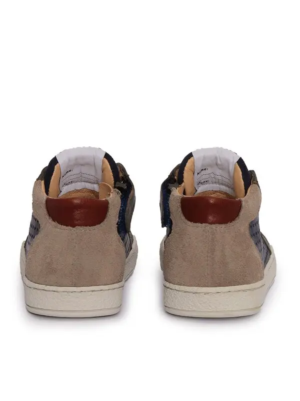 POM D'API Mousse Lace Perfo Shoes - Blu
