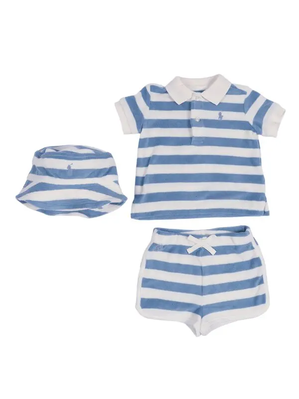Polo Ralph Lauren Knit Short Set - Blu