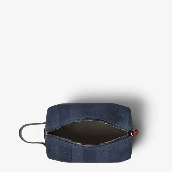 Fendi Lui Toiletry Case In Pequin Stripe Canvas